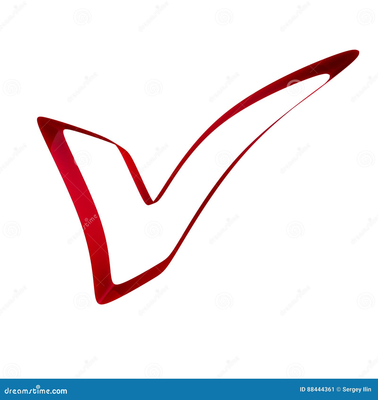 Red Positive Symbol on White Background. Isolated 3D Stock Illustration ...