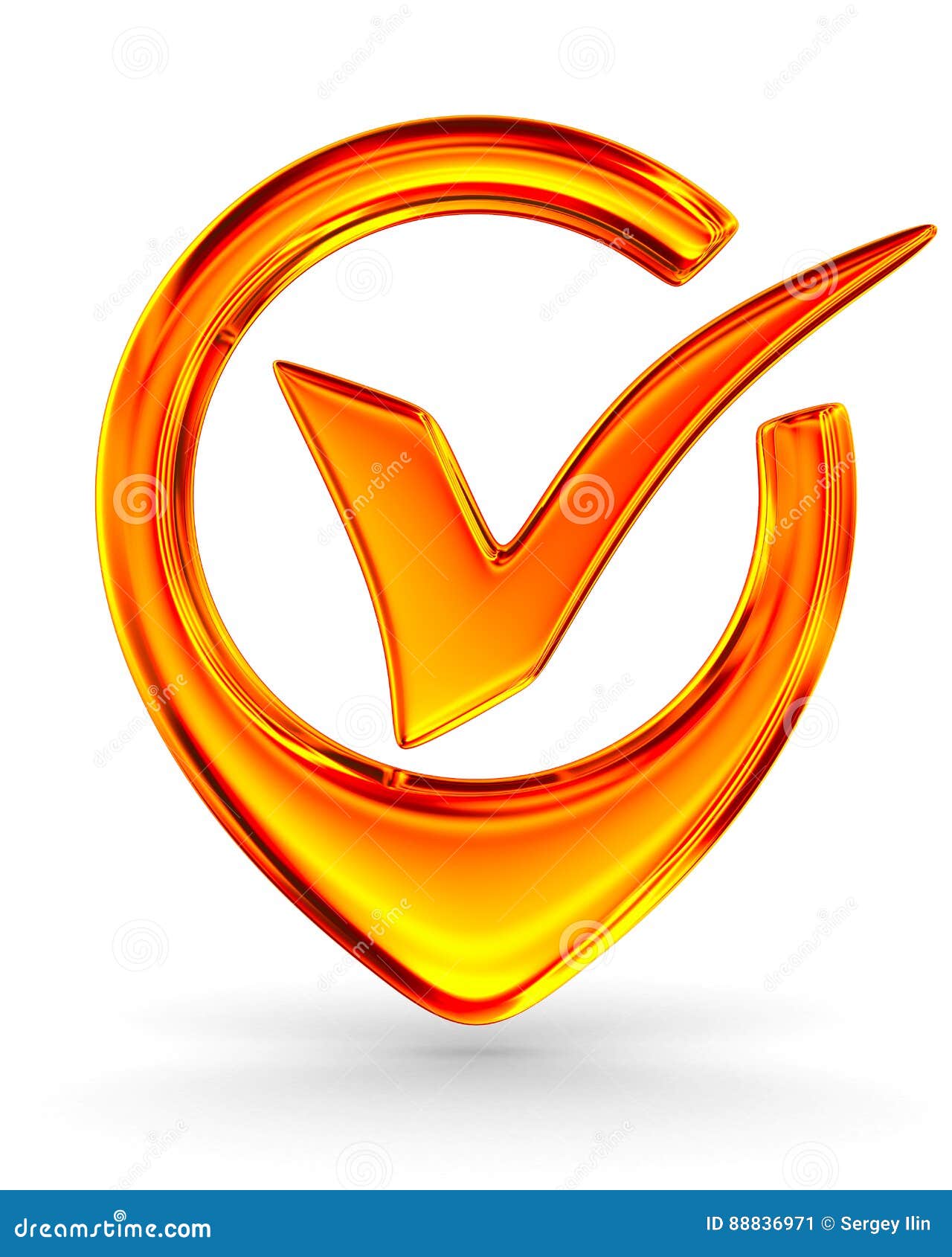 Red Positive Symbol On White Background. Isolated 3D Royalty-Free Stock ...