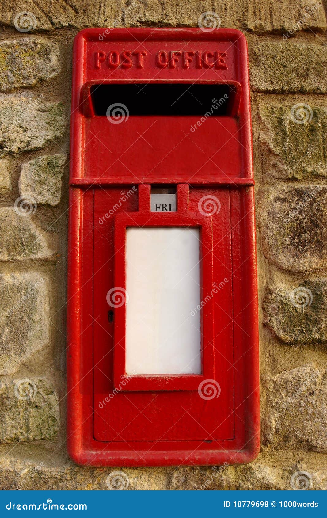 Red Post Box stock photo. Image of letterbox, mailbox - 10779698