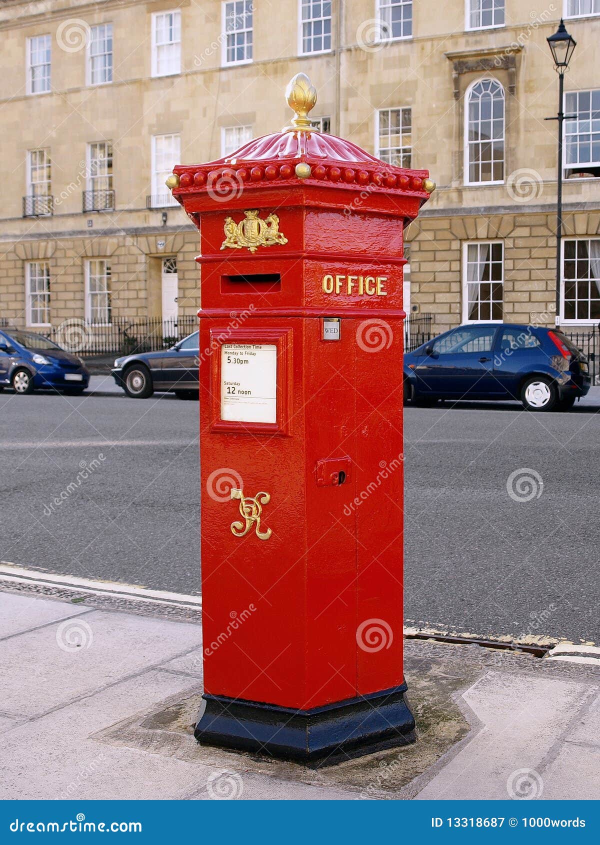 Red Post Box stock image. Image of holiday, london, post - 13318687