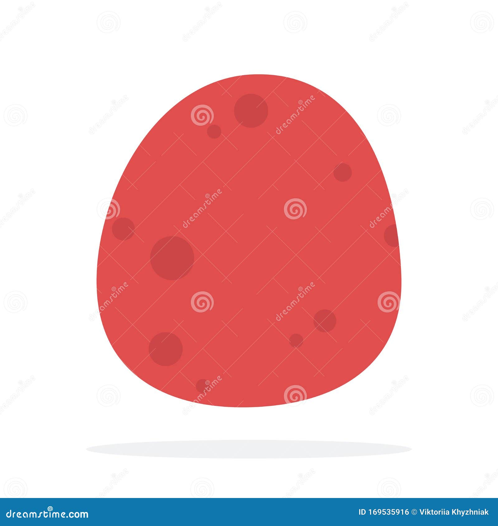 Red potatoes stock vector. Illustration of fresh, closeup - 169535916