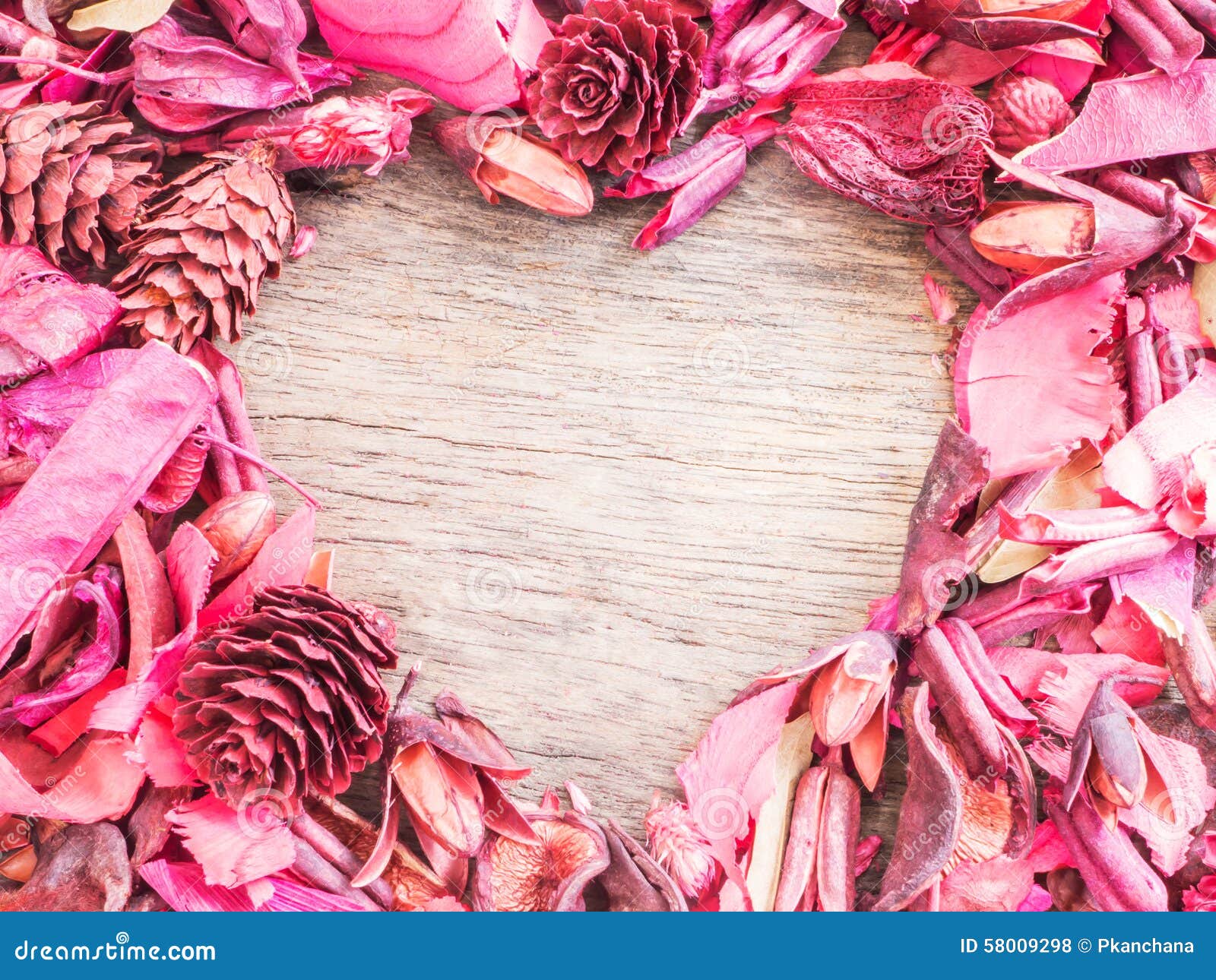 Red potpourri frame stock photo. Image of frame, natural - 58009298
