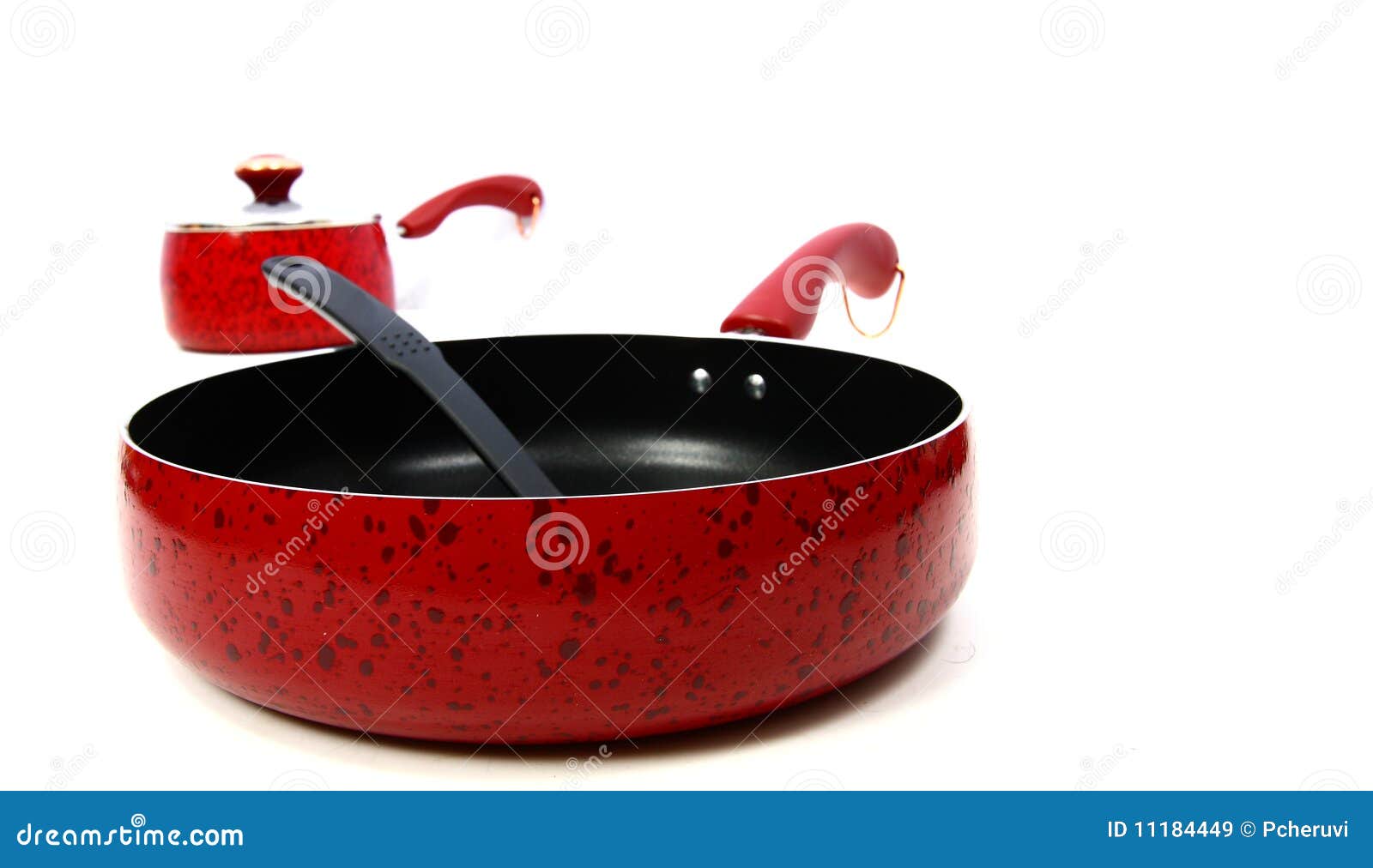 Red Pots stock image. Image of equipment, domestic, empty - 11184449
