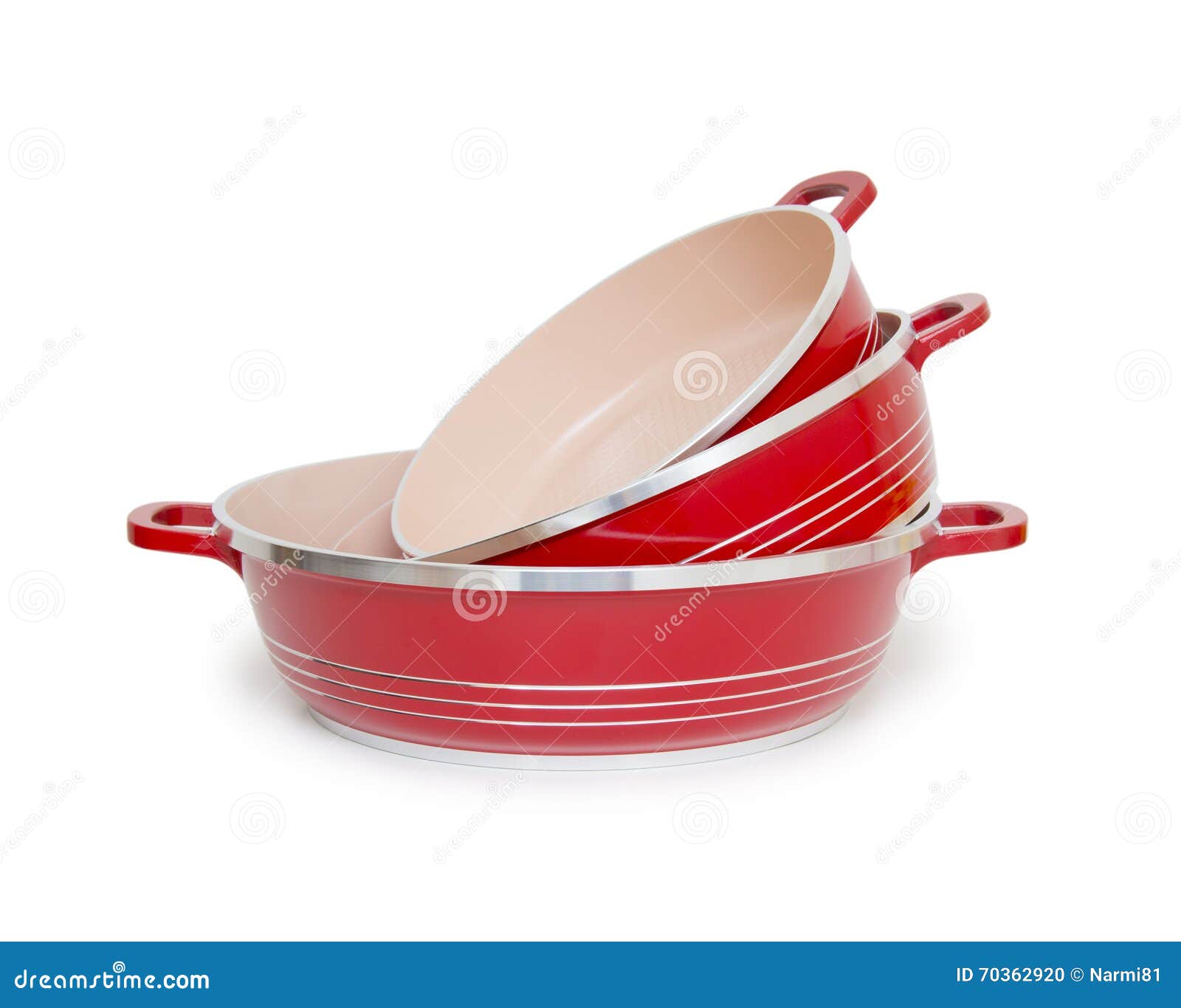 The red pots stock photo. Image of iron, frying, cover - 70362920