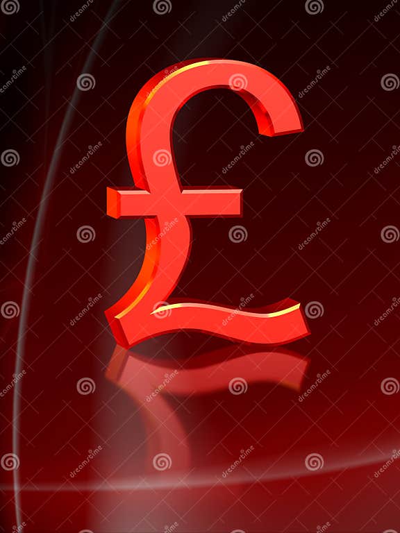 Red pound stock illustration. Illustration of virtual - 3214769