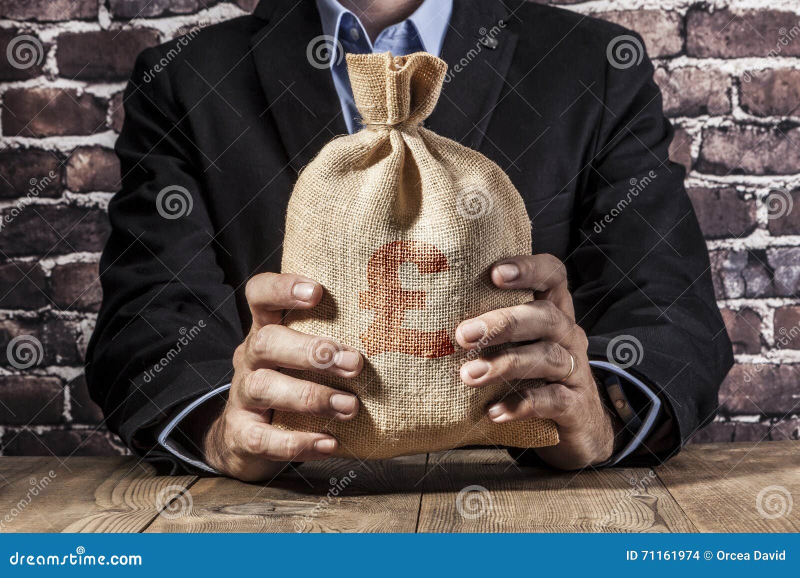 Red Pound Sack stock photo. Image of europe, european - 71161974