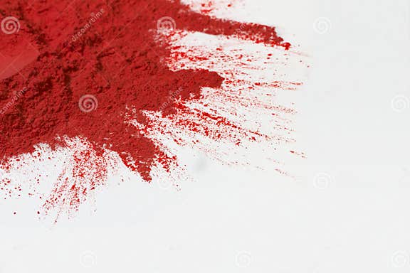 Red powder stock photo. Image of paint, colours, isolated - 24800754