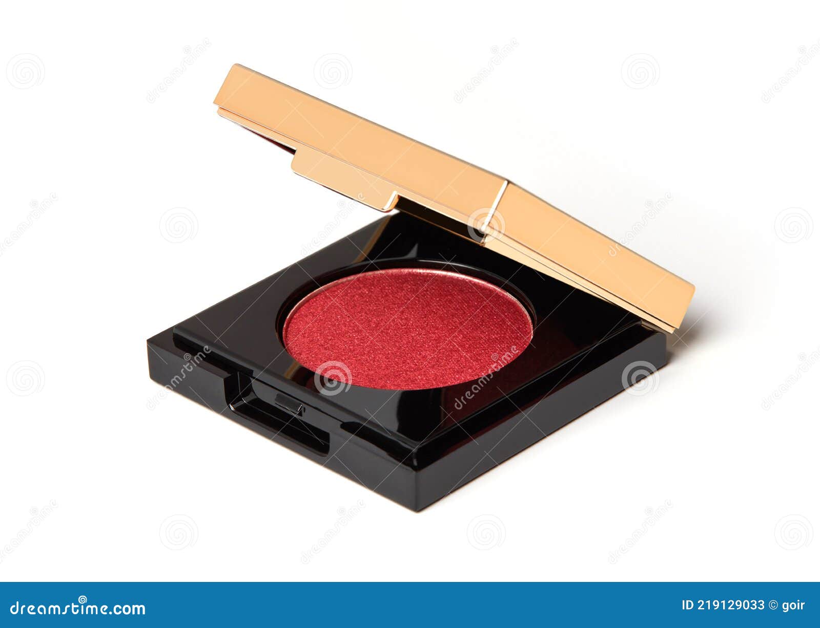 Red powder blush stock image. Image of white, object - 219129033