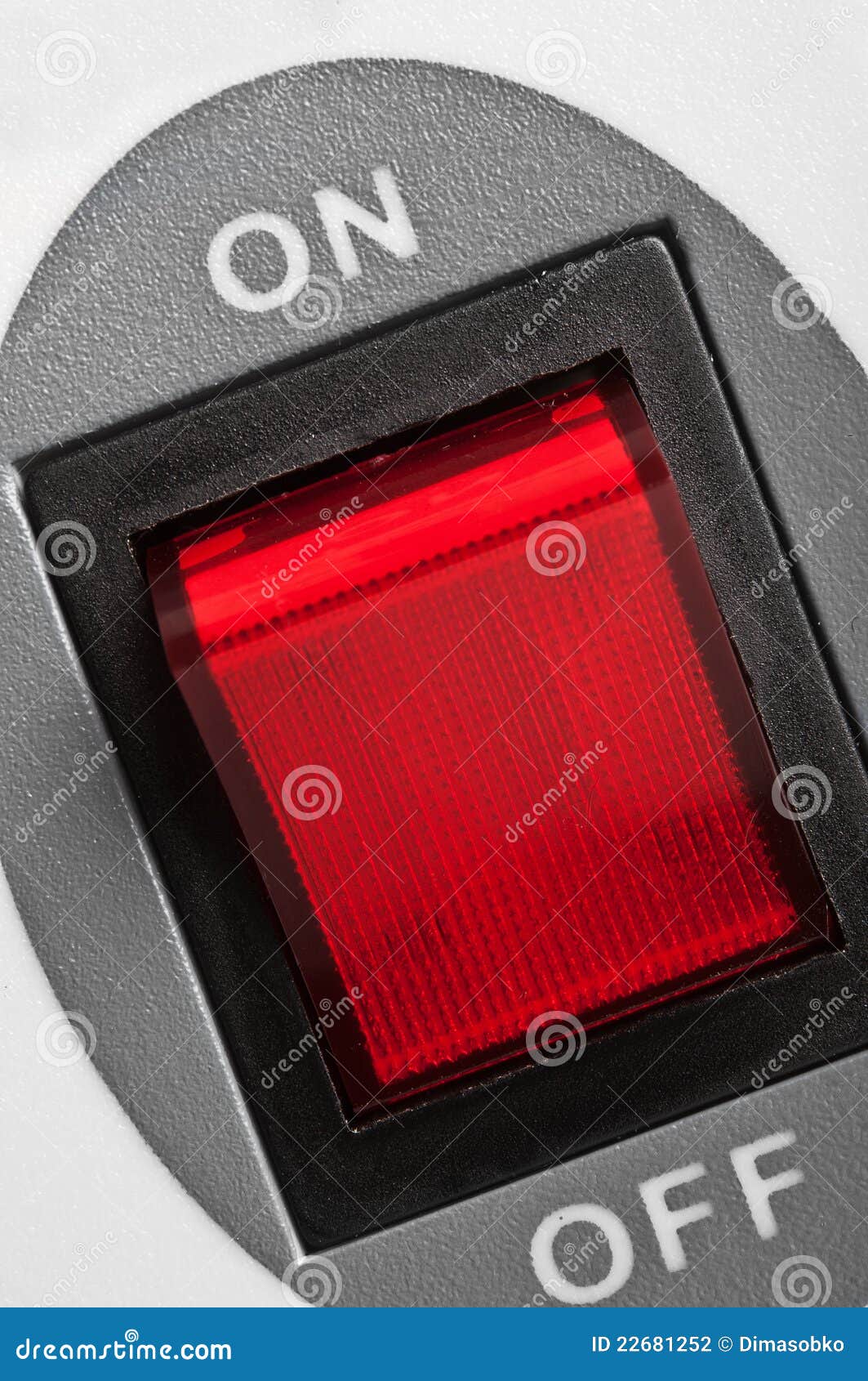 Red power button stock photo. Image of symbol, abstract - 22681252