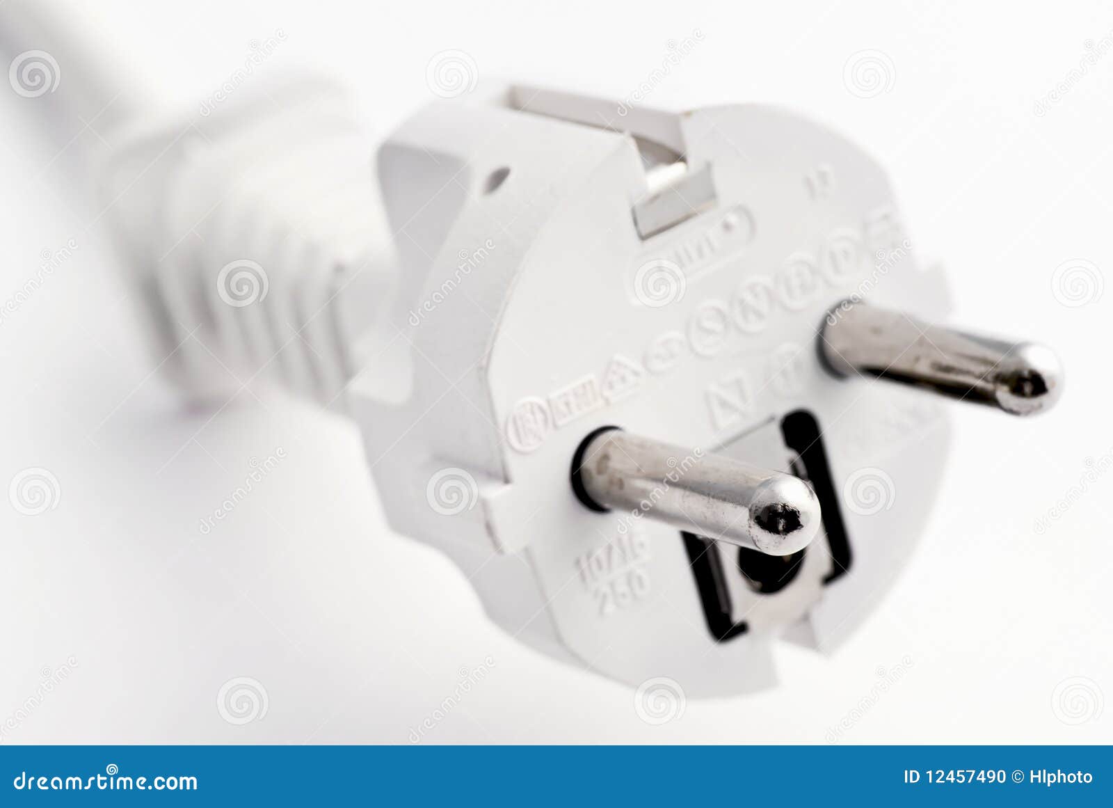 Red power plug stock photo. Image of electromagnetic - 12457490