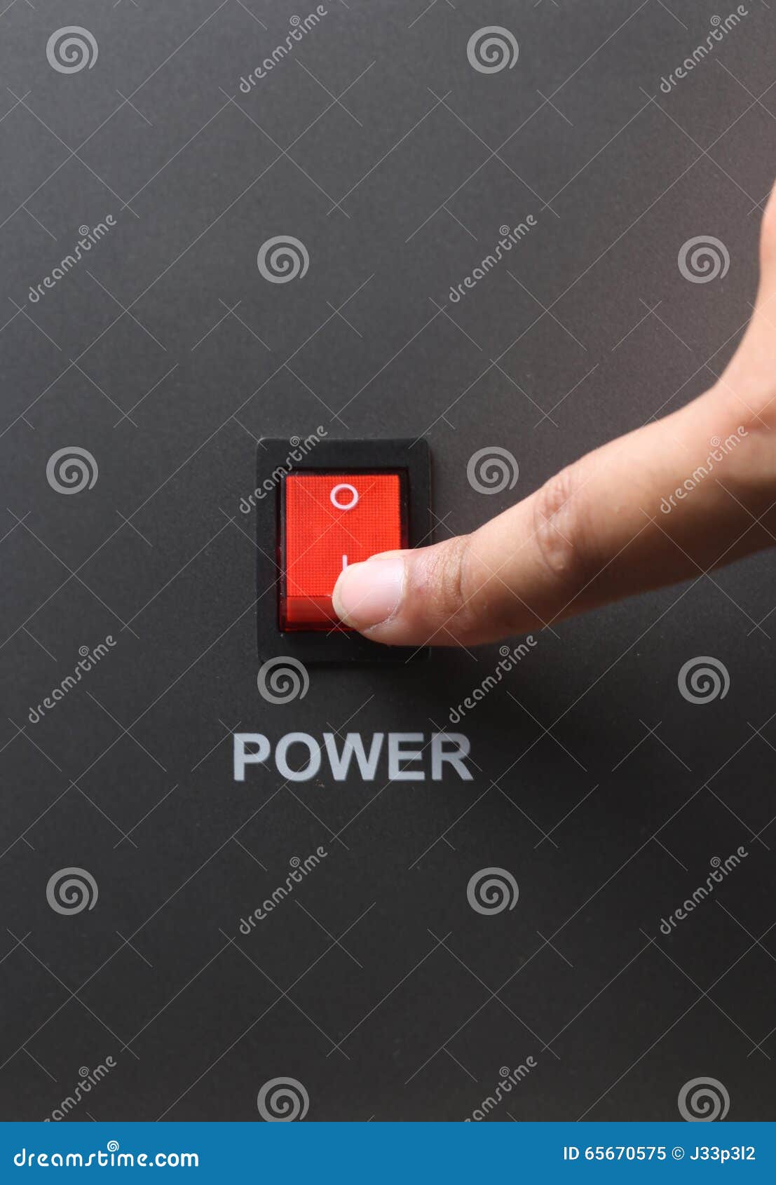 Red power switch stock image. Image of power, control - 65670575
