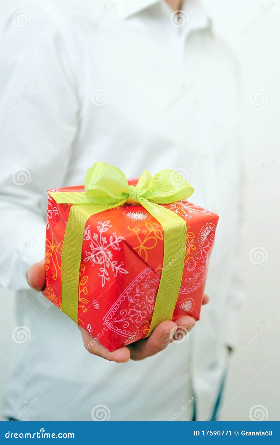 A red present stock image. Image of white, birthday, gift - 17590771