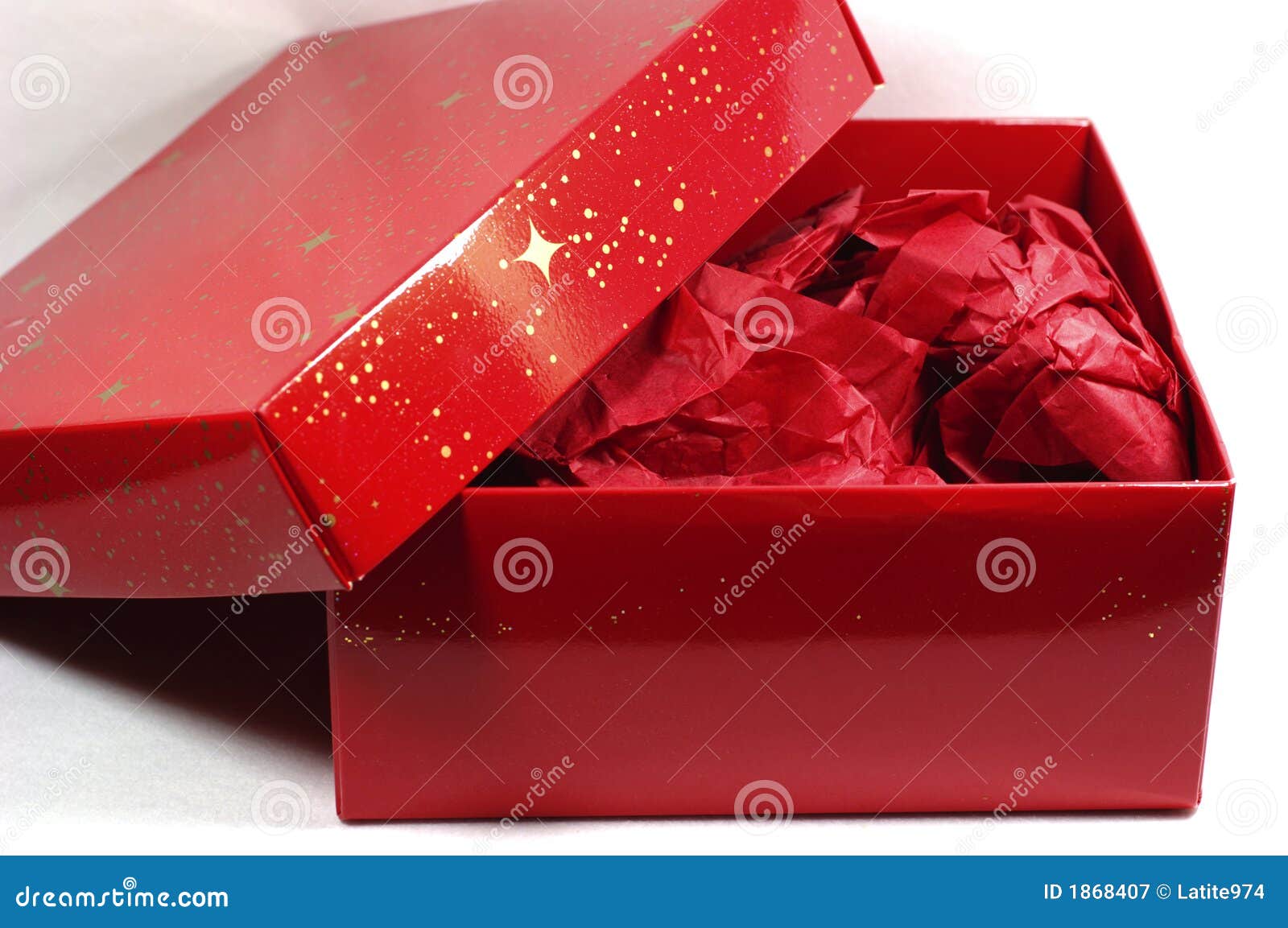 Red present stock image. Image of present, celebrate, open - 1868407
