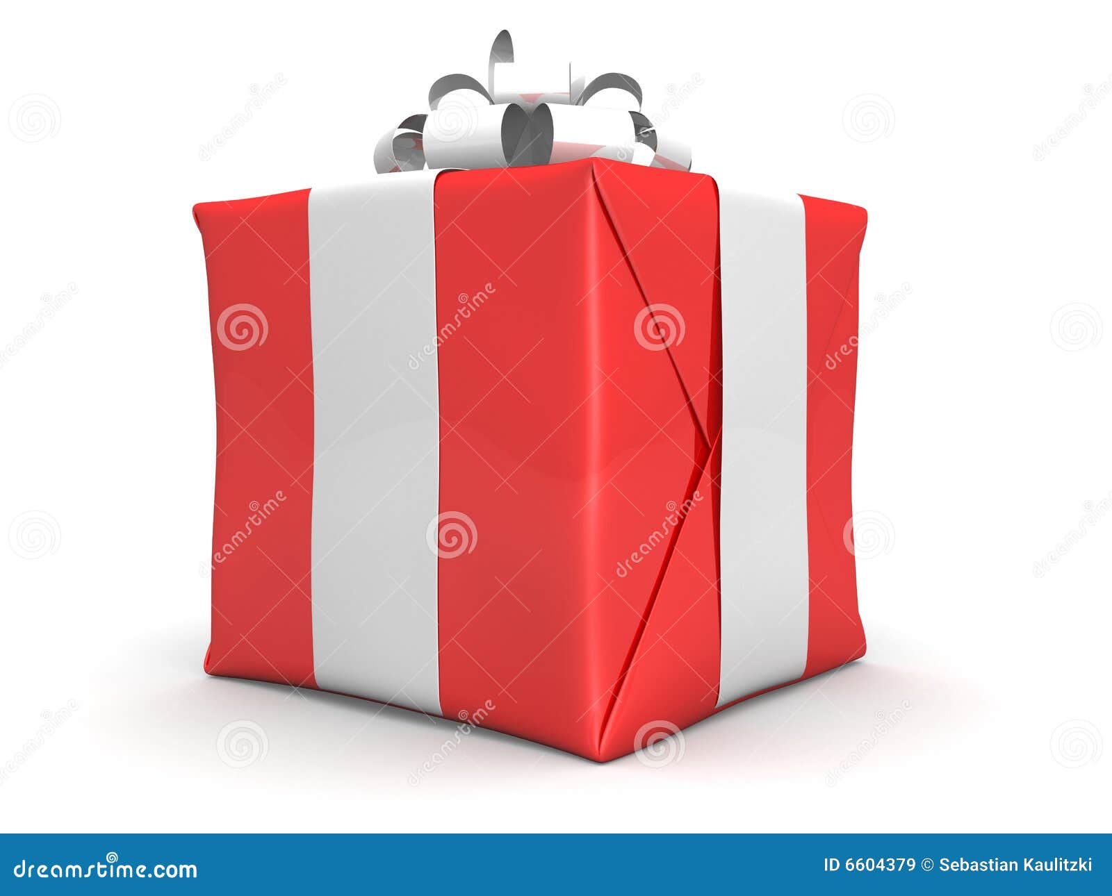 Red present stock illustration. Illustration of retail - 6604379