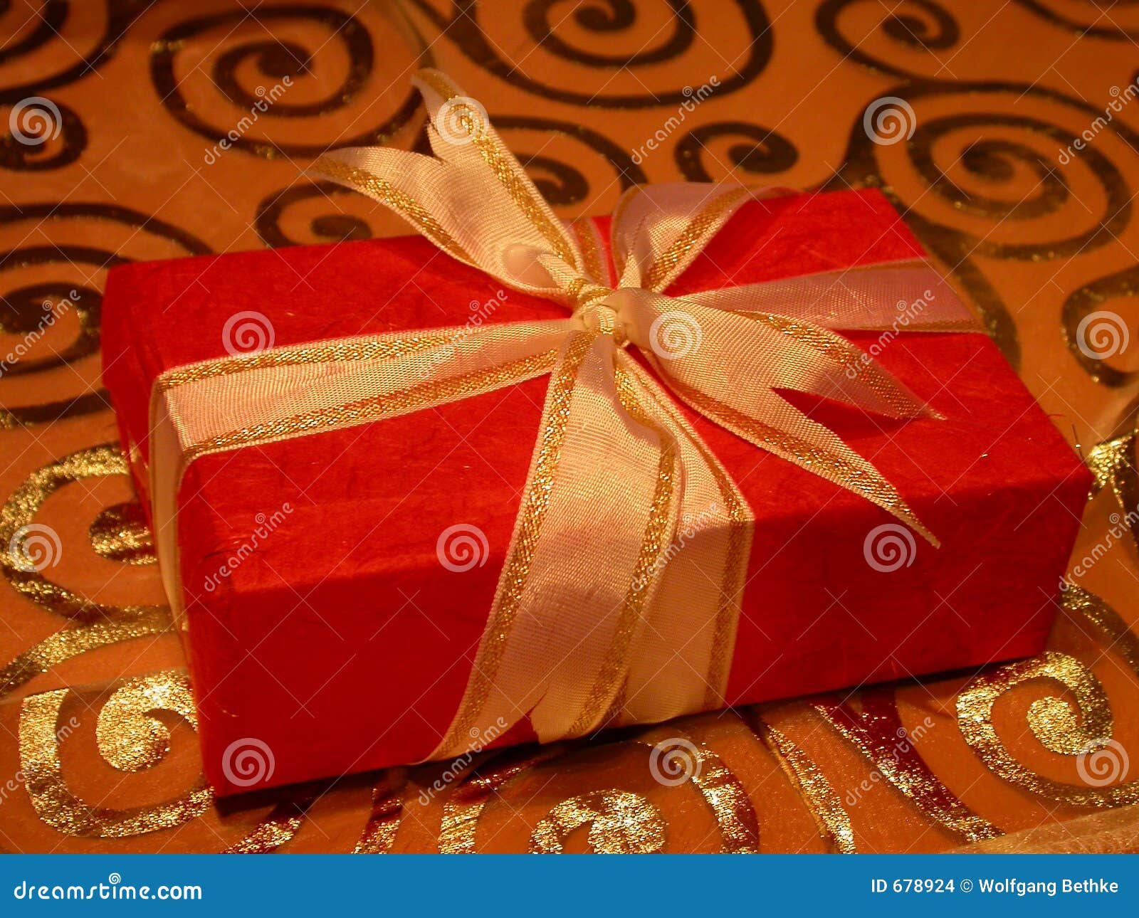 Red present stock photo. Image of surprise, decorative - 678924