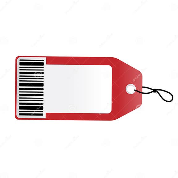 Red price label stock vector. Illustration of price, ticket - 21421982