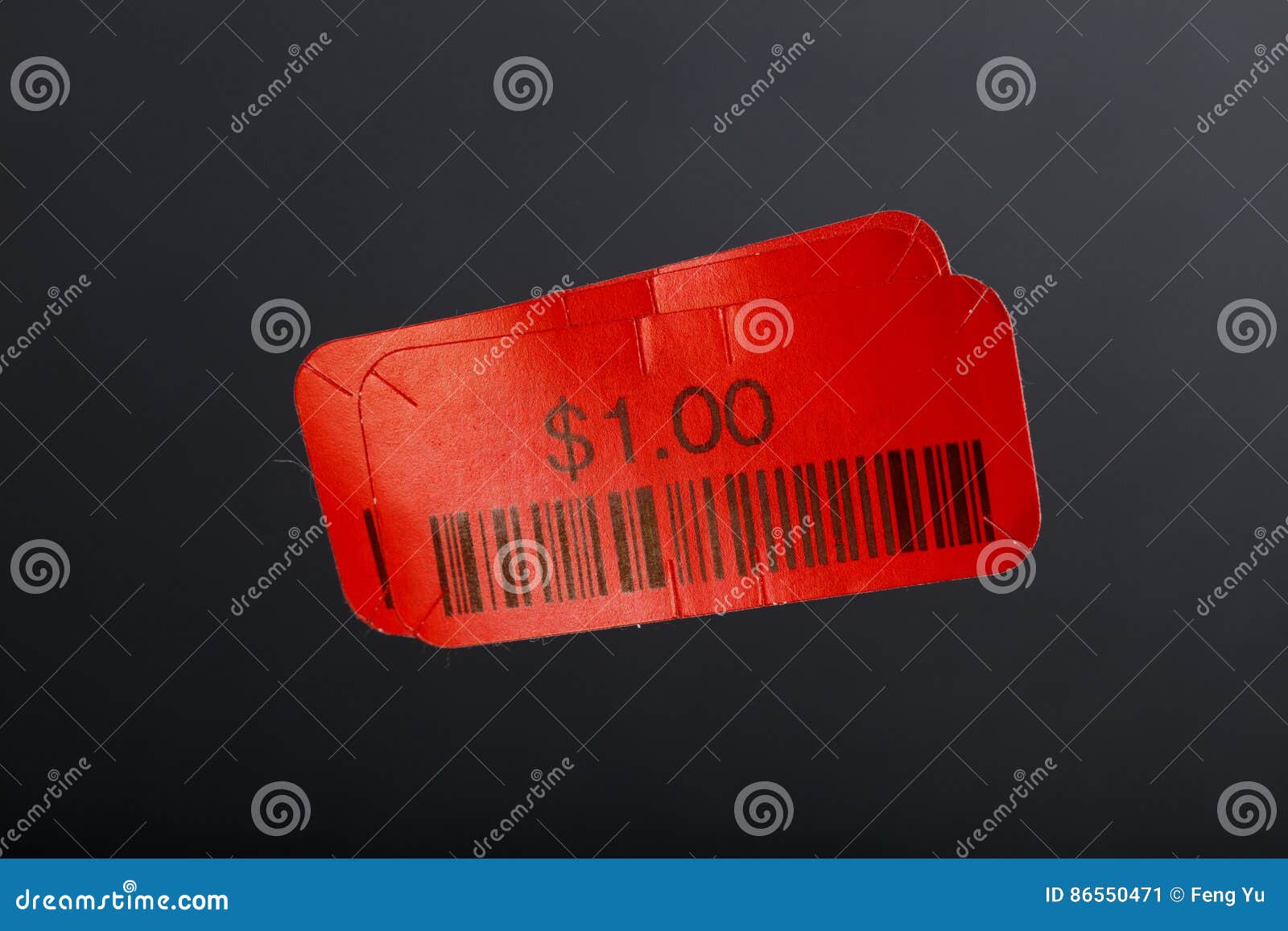 Red price tag stock image. Image of price, barcode, clearance - 86550471