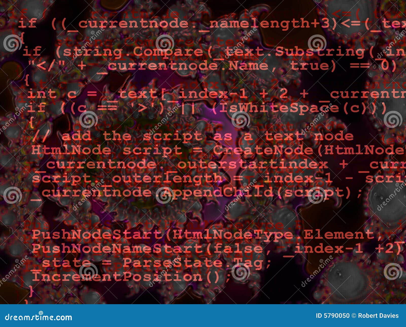 Red Programming Code Source Design on Fractal Stock Illustration ... Red Programming Code Source Design on Fractal Stock Illustration ...