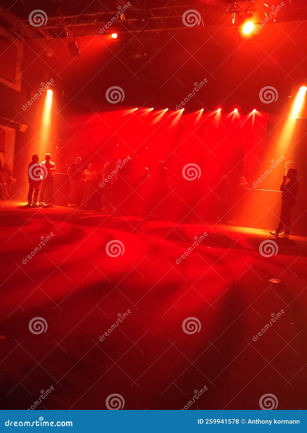 Red projector End of show stock photo. Image of show - 259941578
