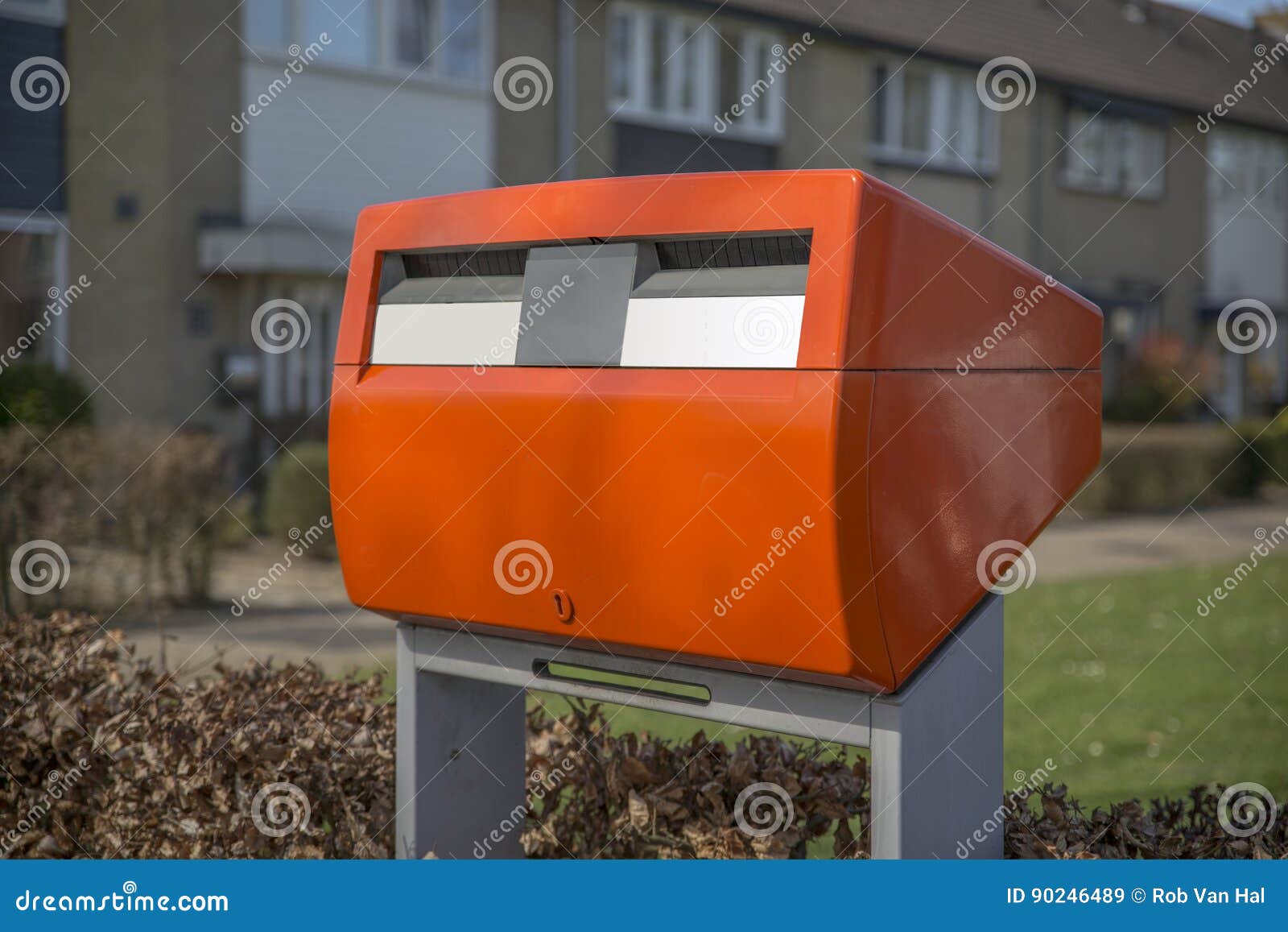 Red public postbox stock image. Image of postage, street - 90246489