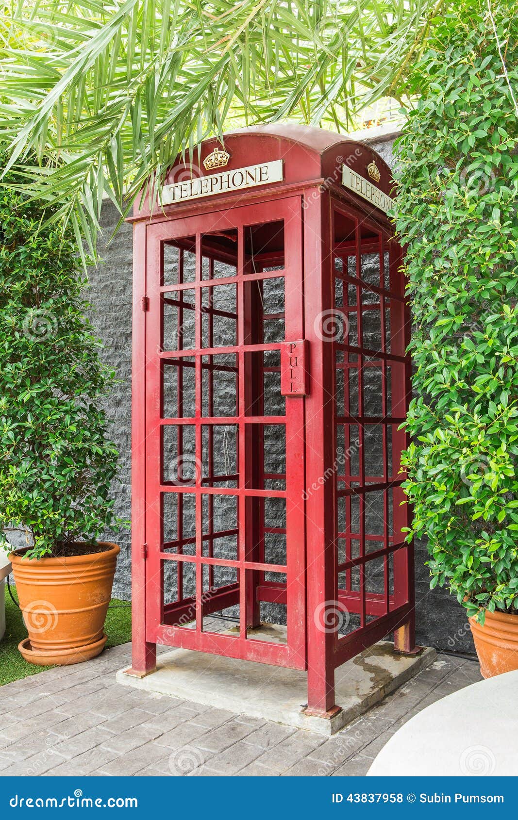 Red public telephone booth stock photo. Image of equipment - 43837958