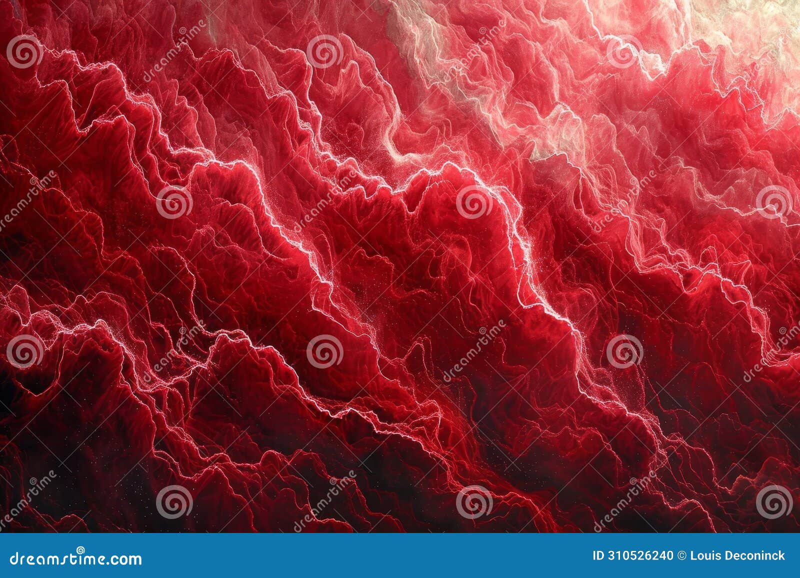 Red Pulsating Abstract Waves Stock Photo - Image of signaling, harmony ...