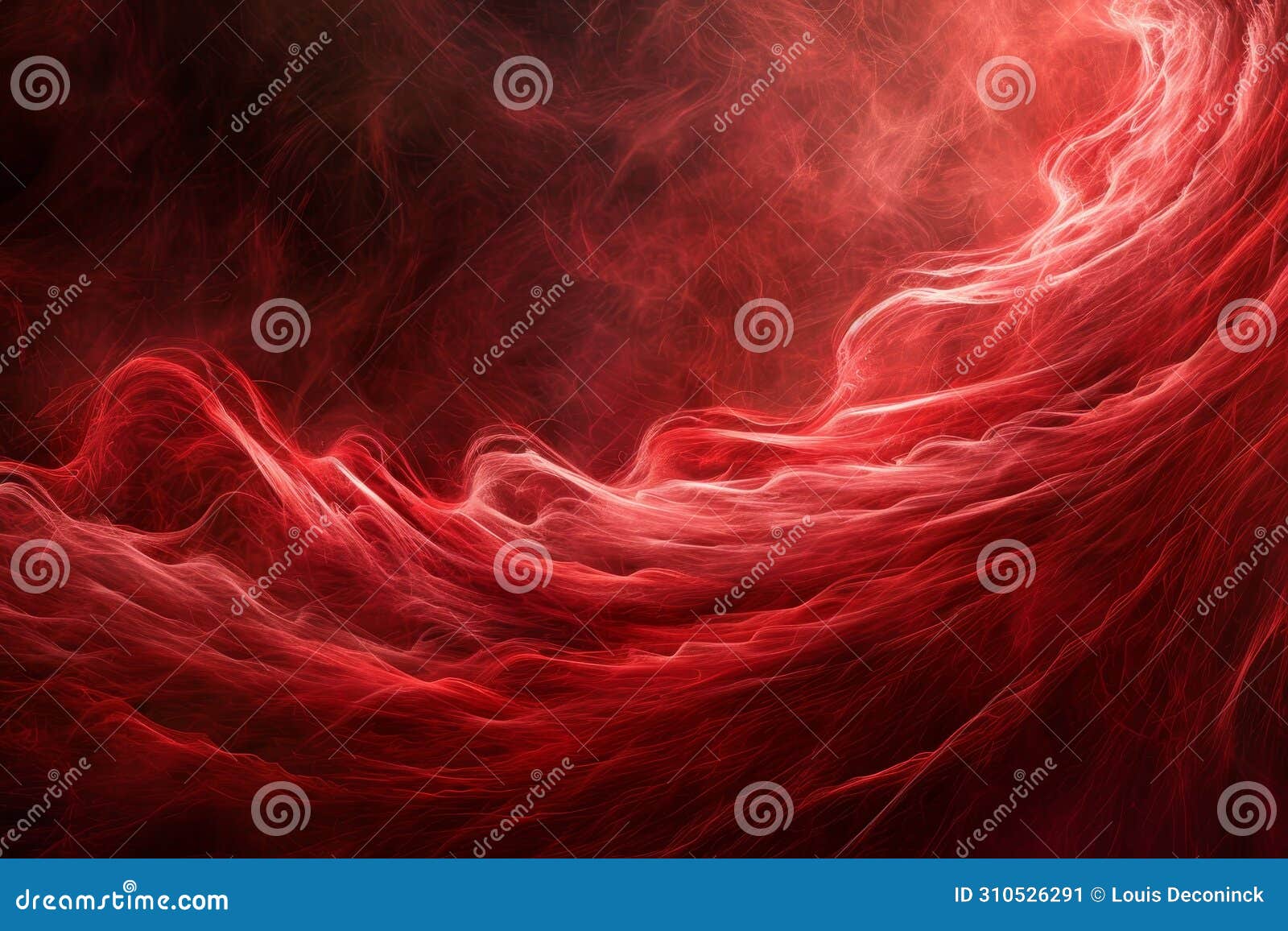 Red Pulsating Abstract Waves Stock Image - Image of intensity ...