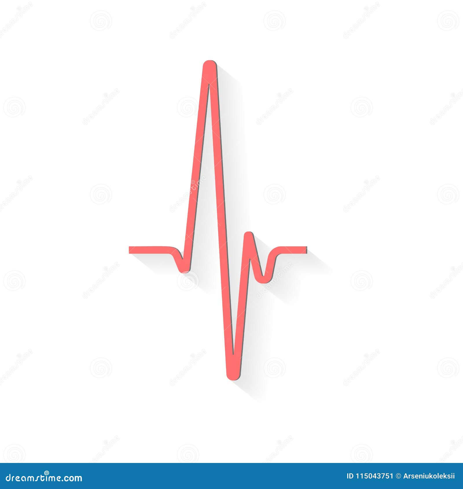 Set Of Sinusoidal Pulse Lines Cartoon Vector | CartoonDealer.com #111003357
