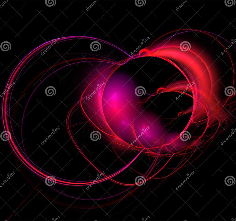Red Purple Abstract Pattern on a Black Background, Wallpaper Stock ...