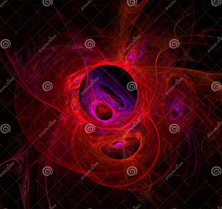 Red Purple Abstract Pattern on a Black Background, Wallpaper Stock ...