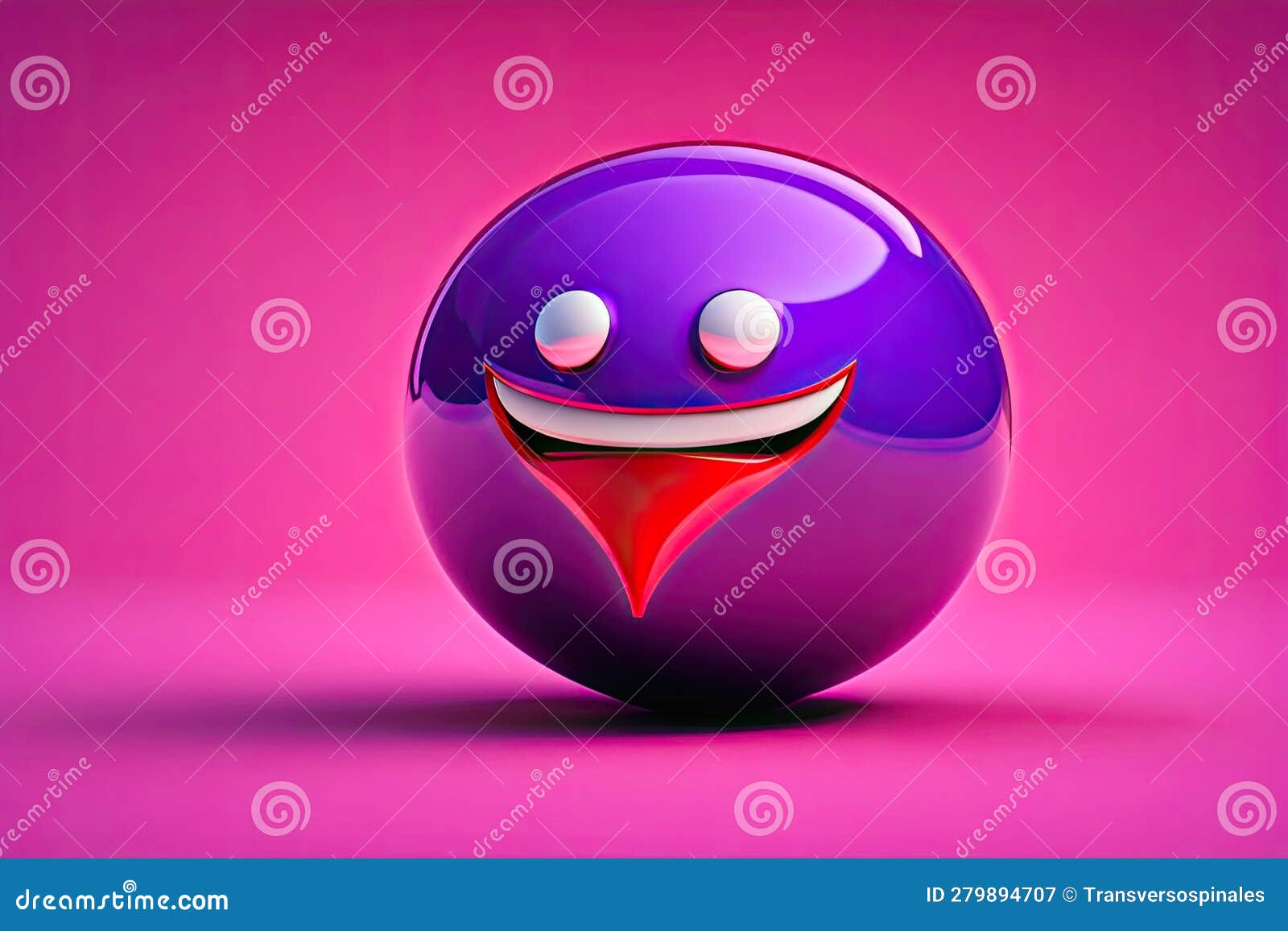 Red and Purple Balloon with Angry Face Generative AI Stock Image ...