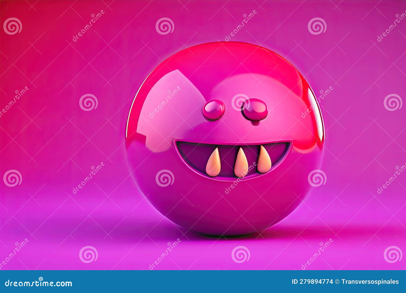 Red and Purple Balloon with Angry Face Generative AI Stock Photo ...