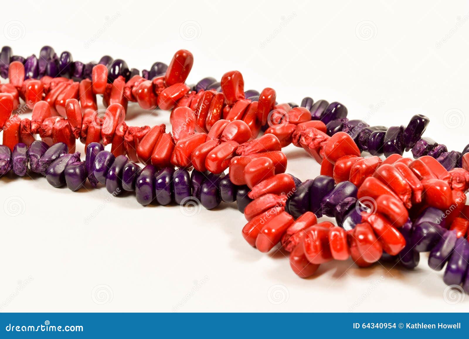 Red and purple corn stock photo. Image of strands, necklace - 64340954