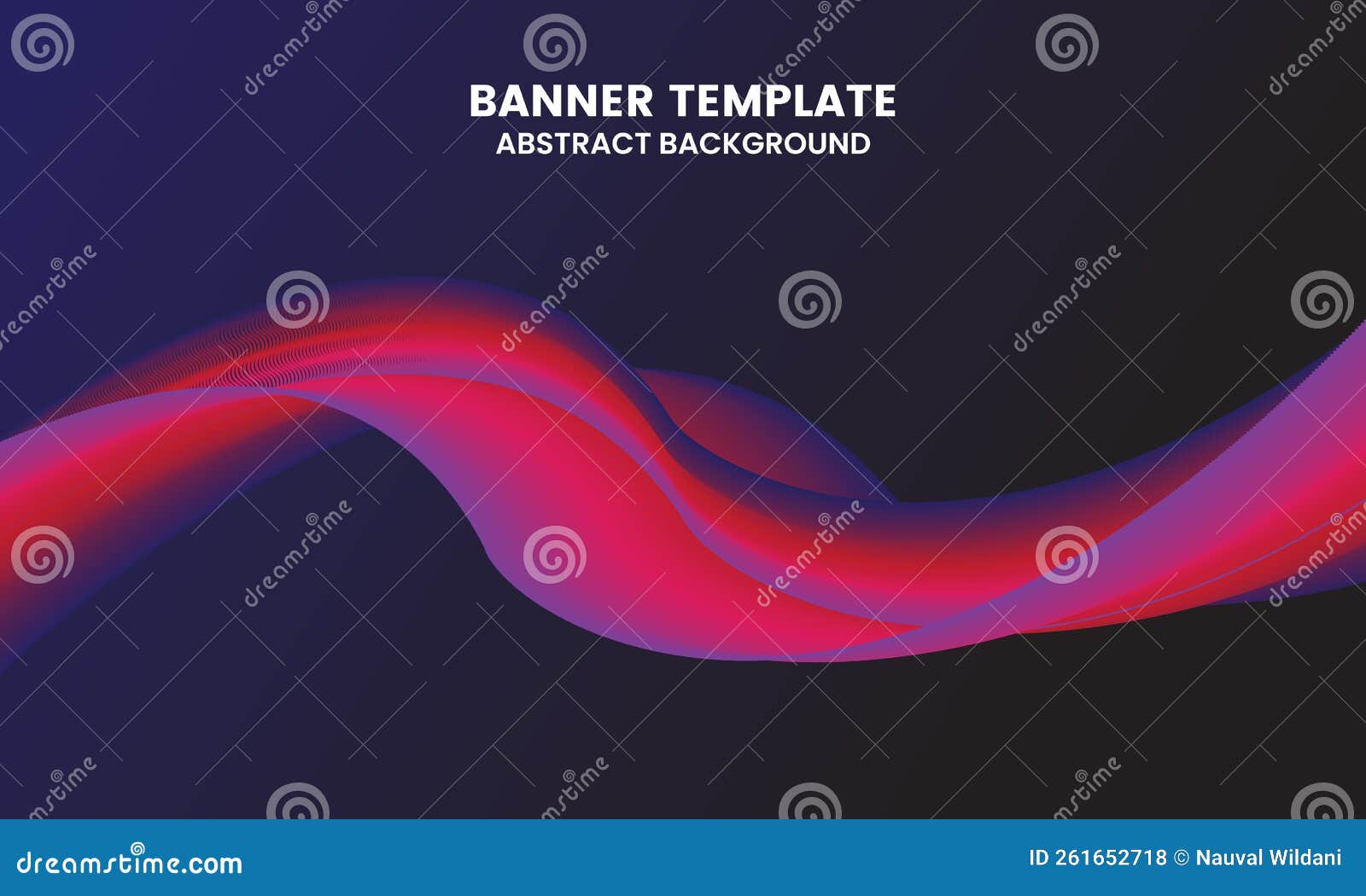Red Purple Gradient 3d Realistic Abstract Wave Background Template ...