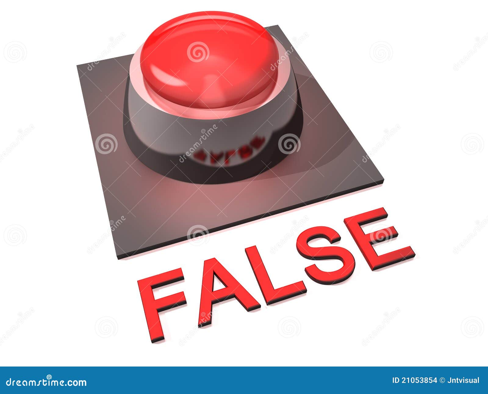 Red Push Button stock illustration. Illustration of word - 21053854