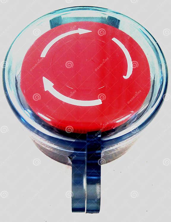 Red push button stock photo. Image of button, push, system - 87567602