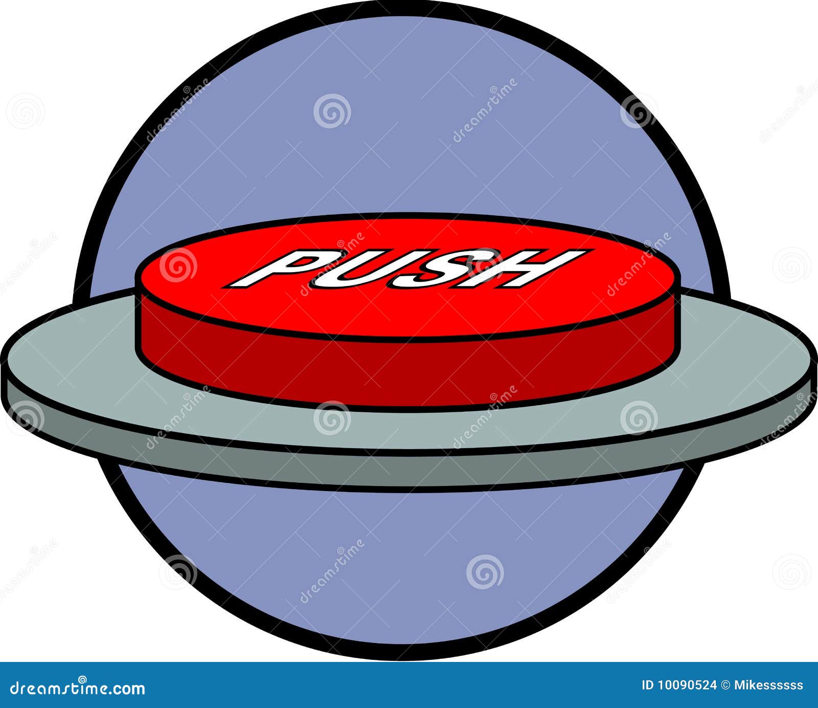 Red Push Button Switch Control Vector Illustration Stock Vector ... Red Push Button Switch Control Vector Illustration Stock Vector ...