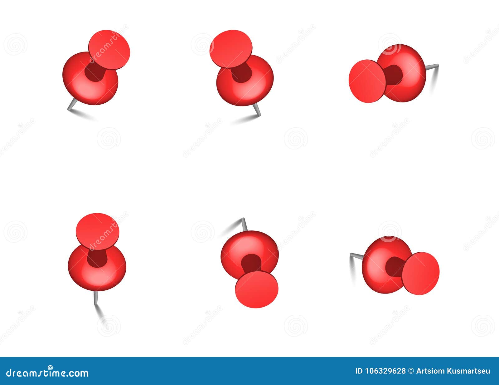Red push office pin stock vector. Illustration of office - 106329628 Red push office pin stock vector. Illustration of office - 106329628