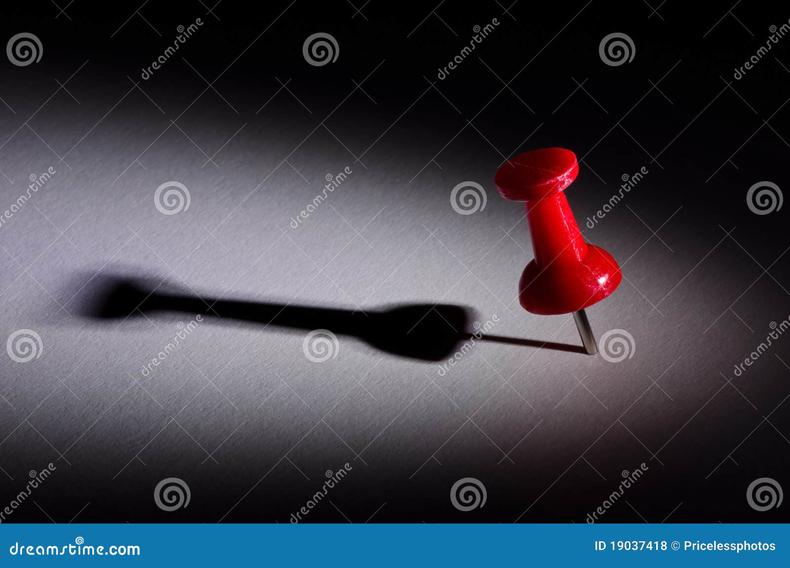 Red Push Pin stock photo. Image of single, sharp, alone - 19037418