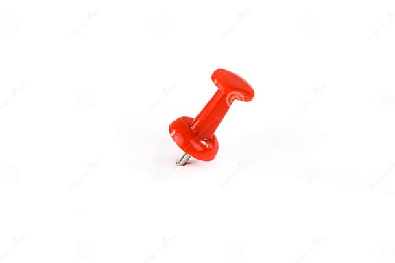 Red Push Pin stock image. Image of push, symbol, attach - 85688611