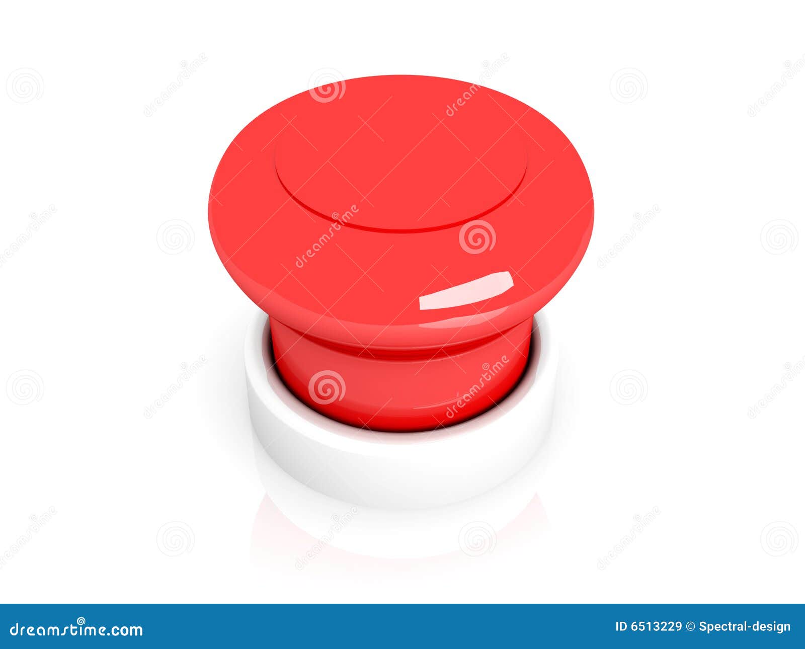 Red Pushbutton stock illustration. Illustration of graphic - 6513229