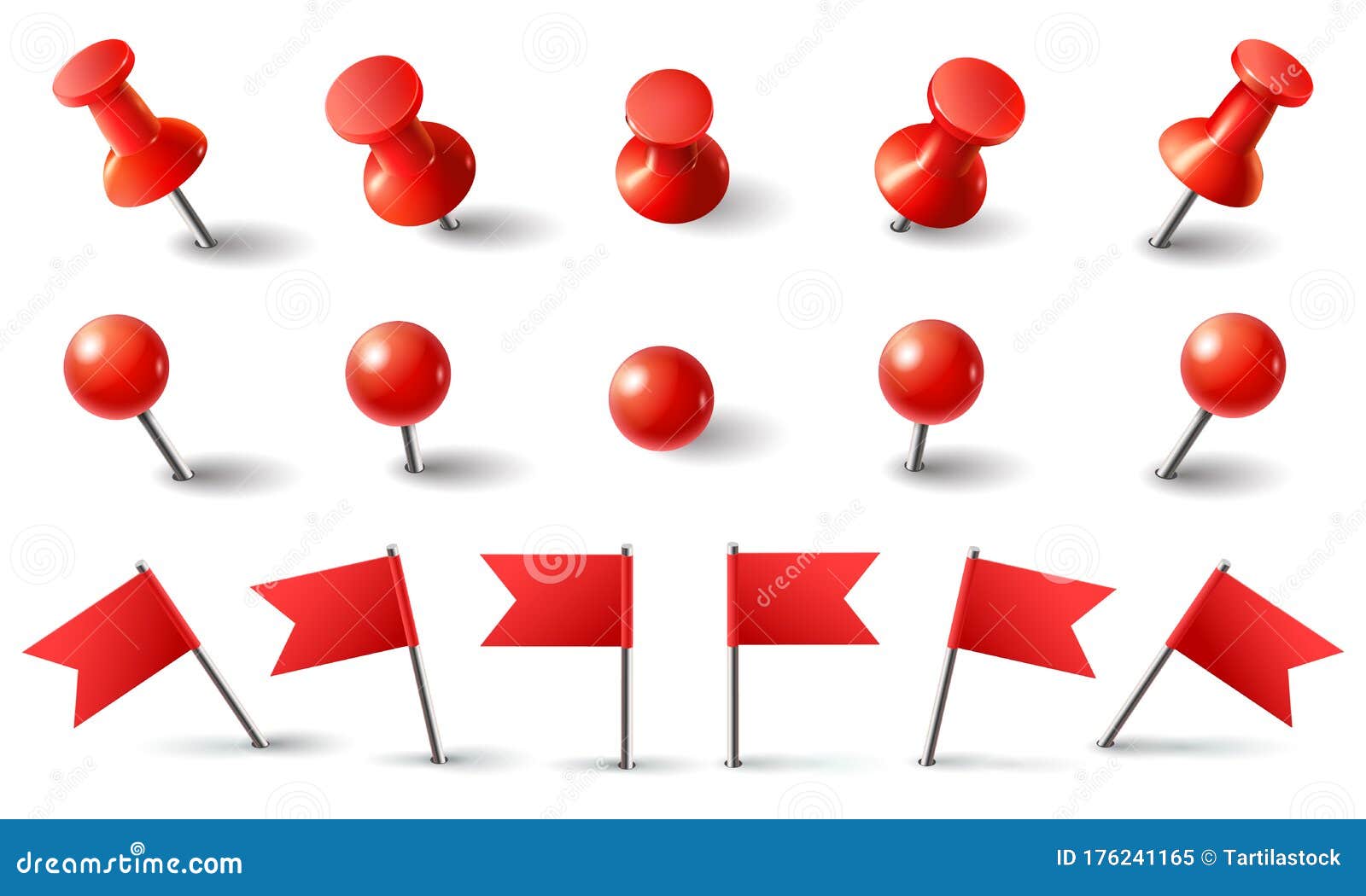 Thumbtack Isolated: Clip Art For Education And Reminders Royalty-Free ...