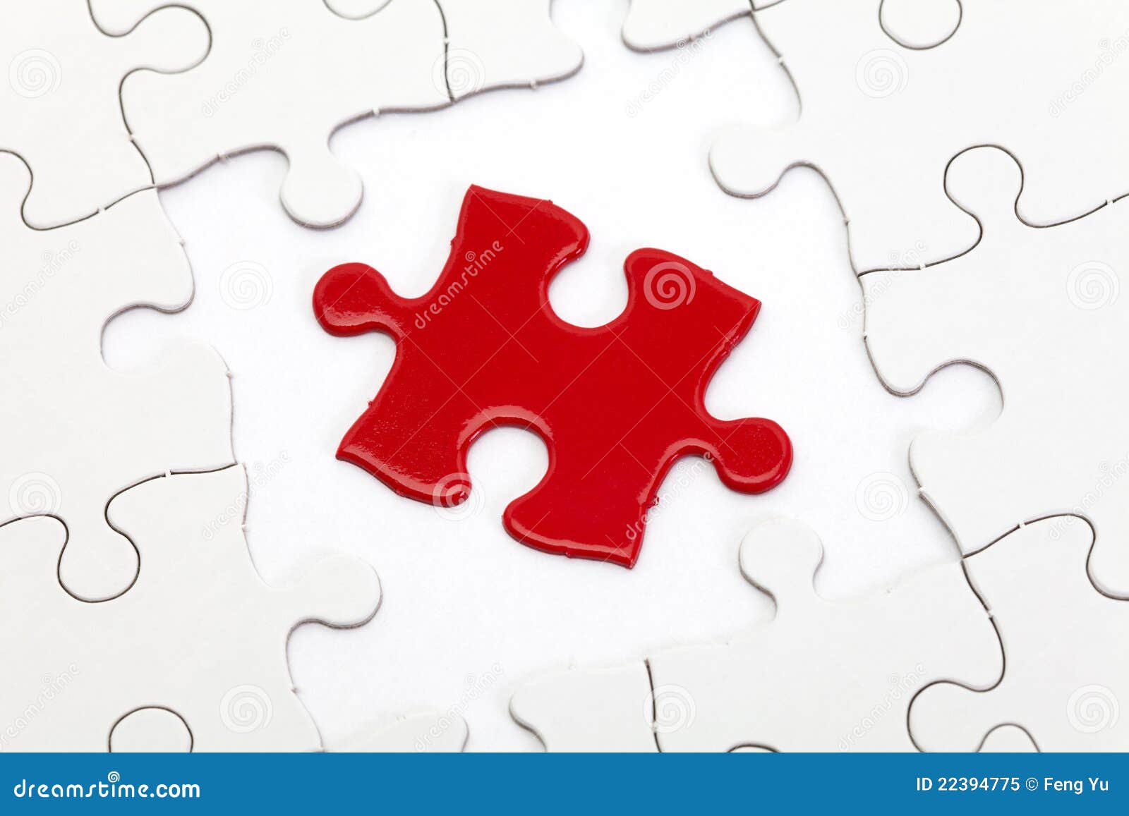 Red Puzzle stock image. Image of solution, success, jigsaw - 22394775