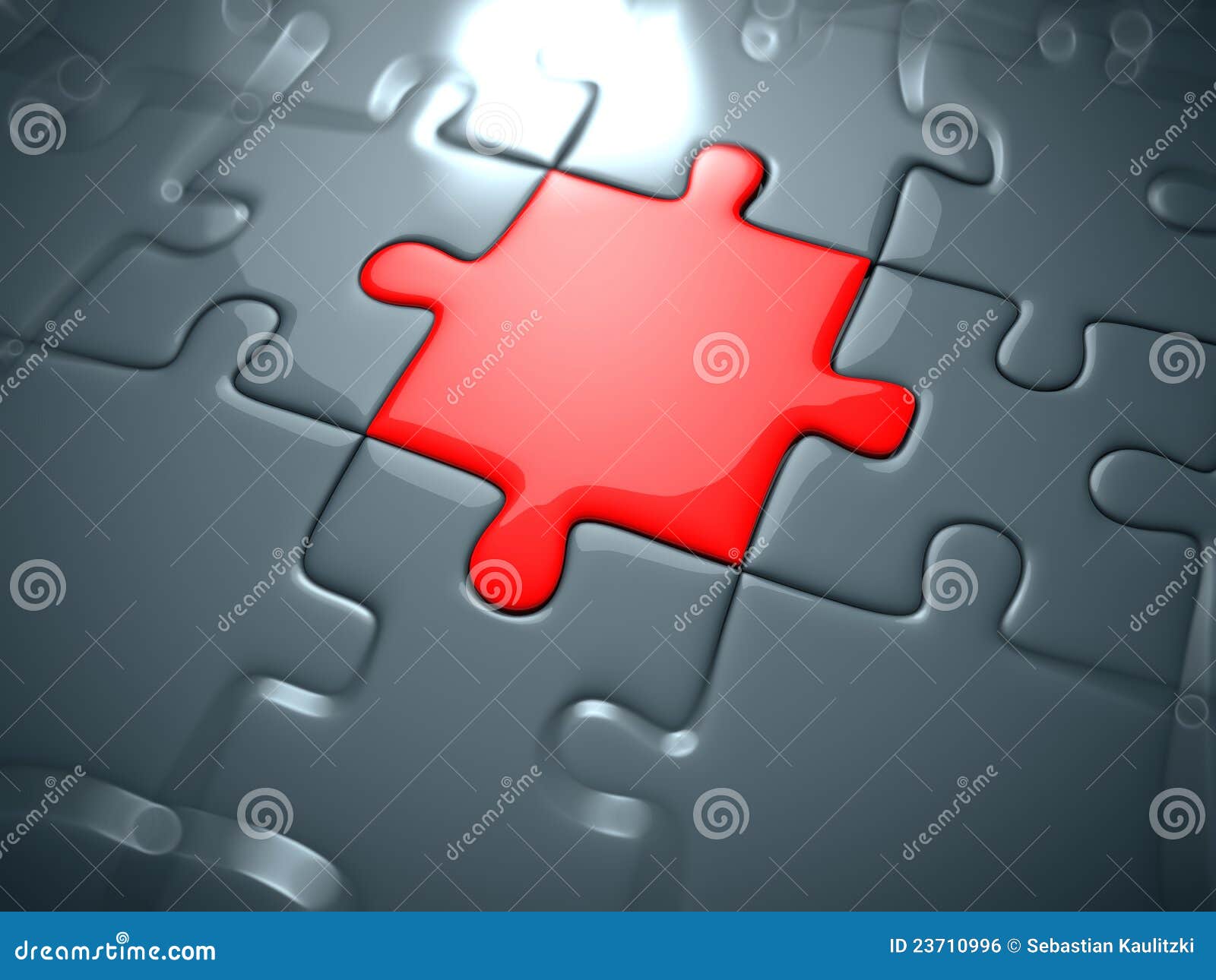 Red puzzle stock illustration. Illustration of imagination - 23710996