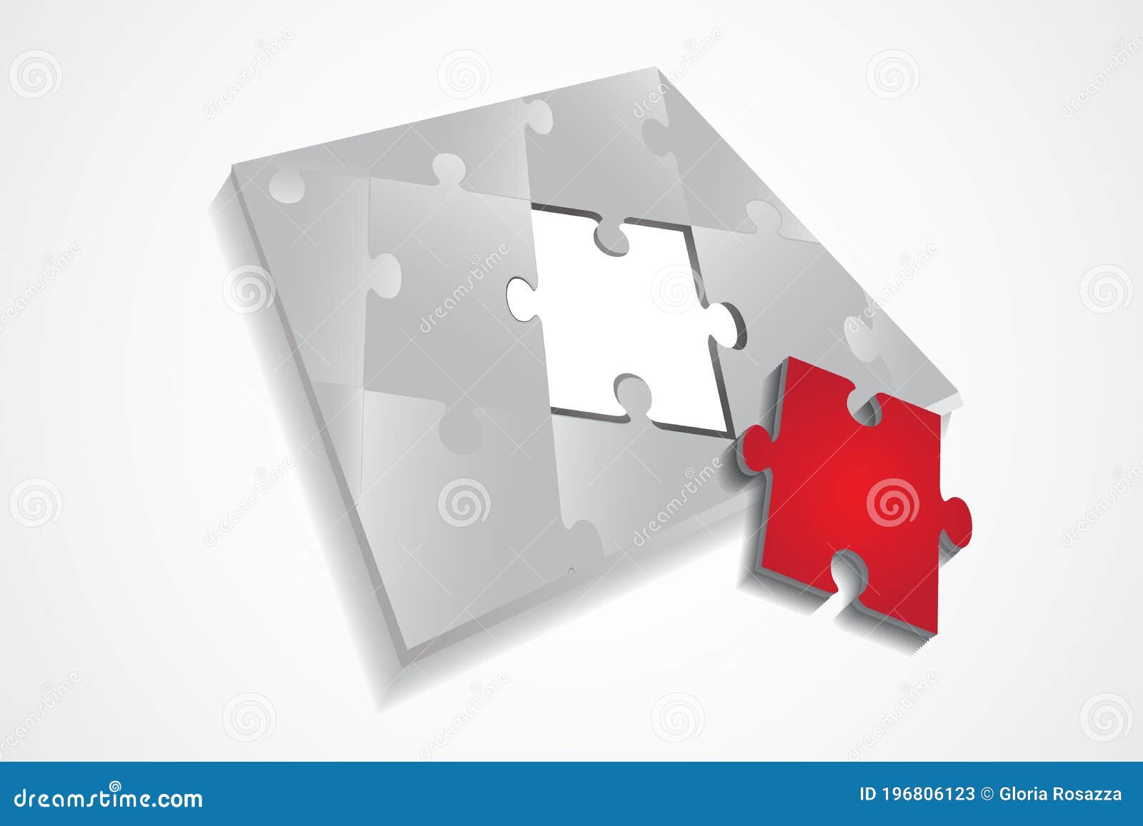 Red Puzzle Icon Symbol Vector Stock Vector - Illustration of education ...