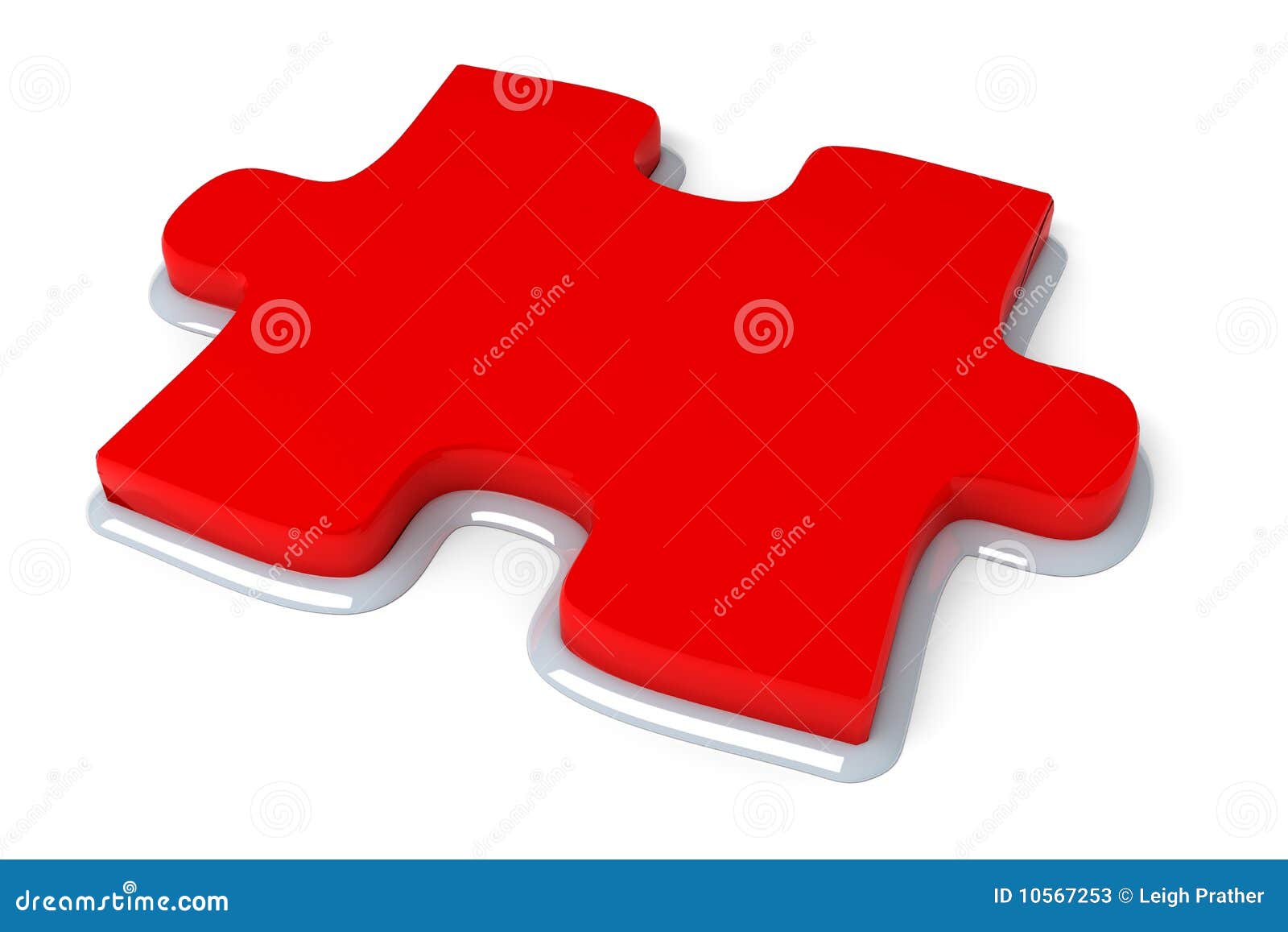 Red puzzle piece stock illustration. Illustration of problem - 10567253