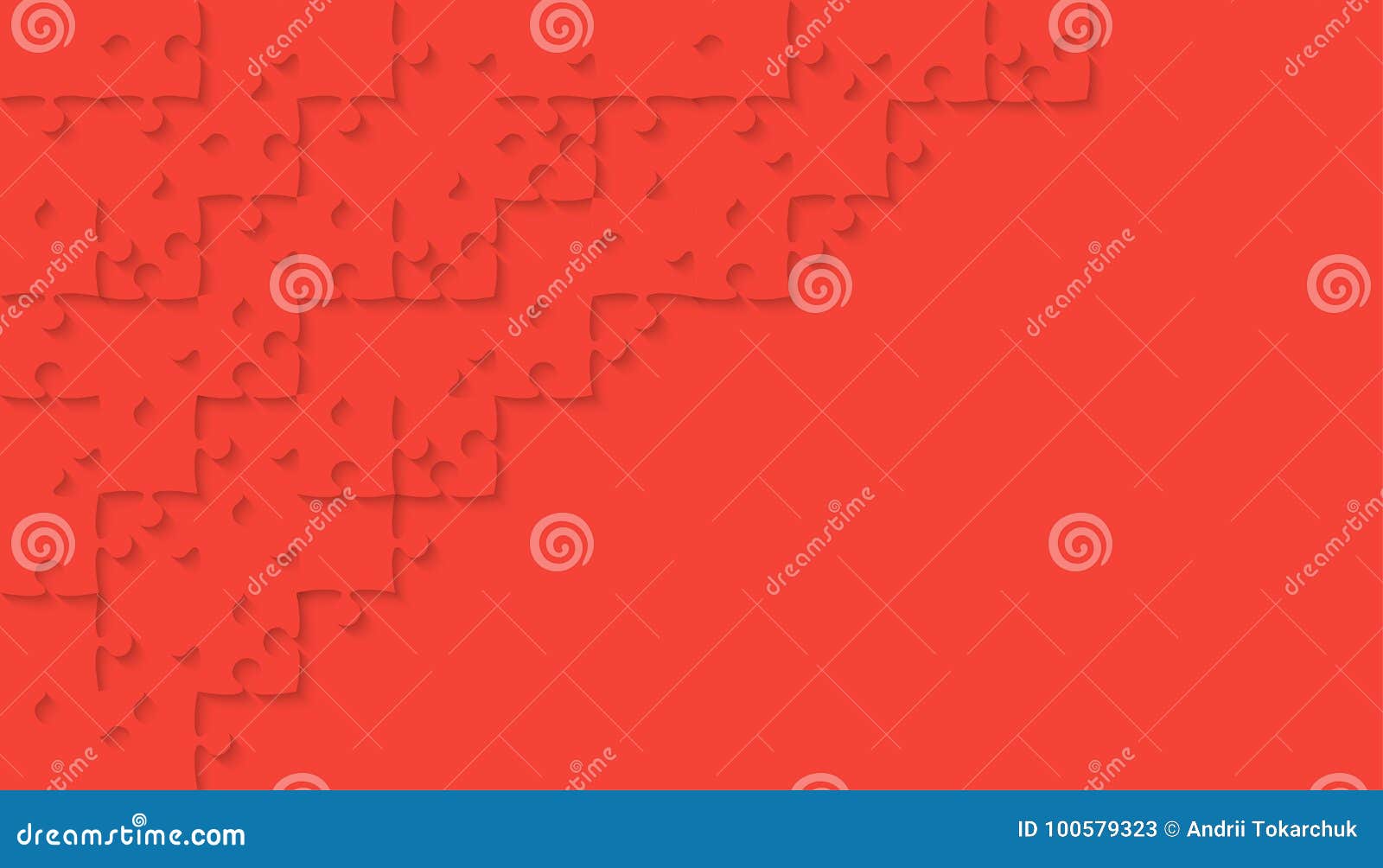 Red Puzzle Piece - Vector Jigsaw Stock Vector - Illustration of ...