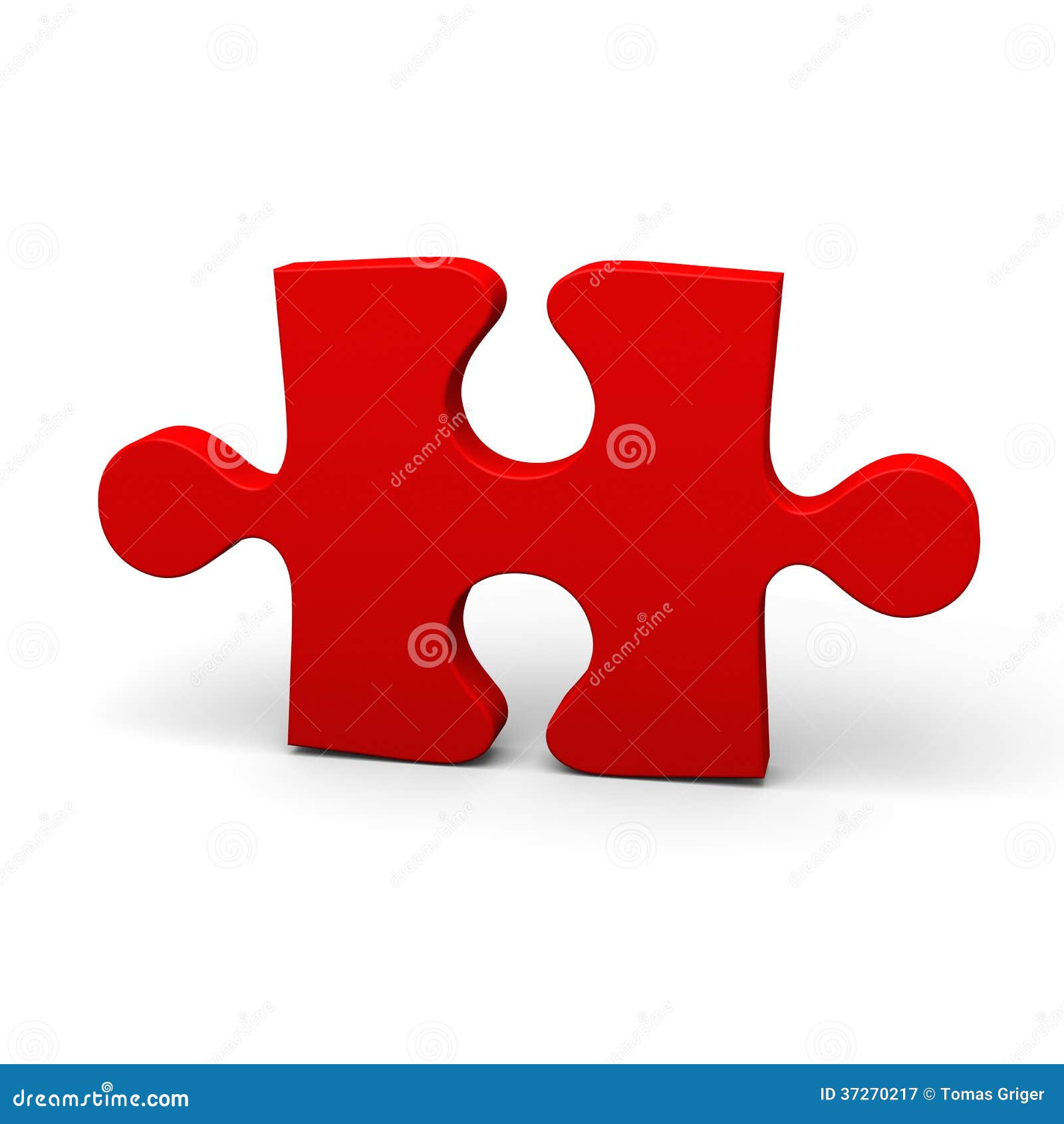 Red puzzle piece stock illustration. Illustration of graphics - 37270217