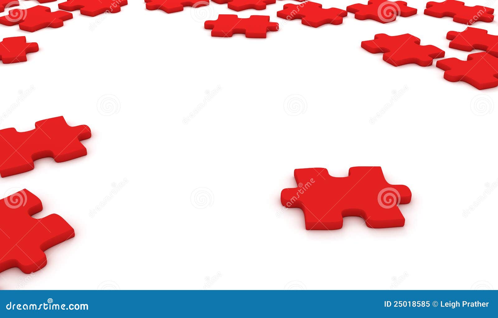 Red puzzle pieces stock illustration. Illustration of design - 25018585
