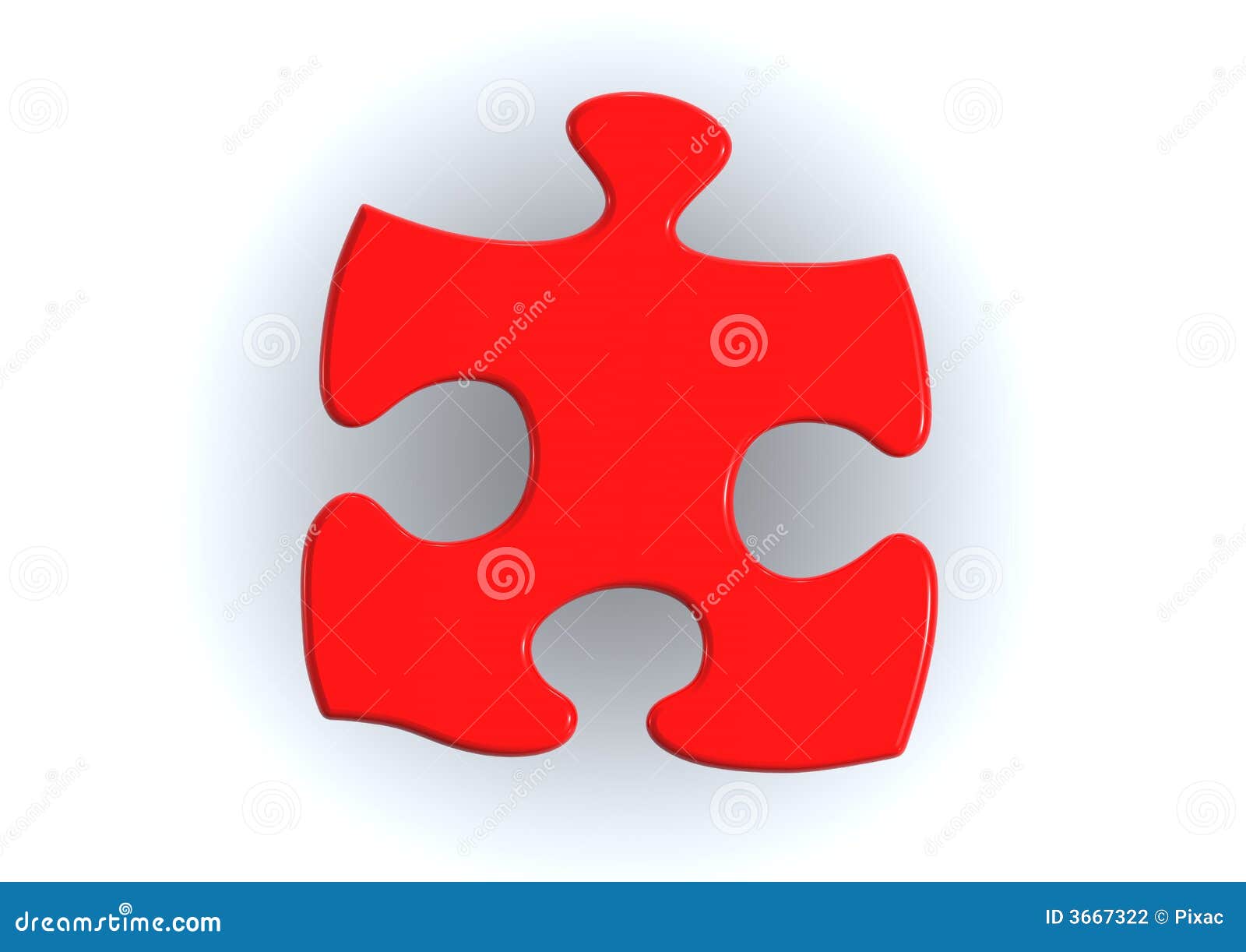 Red puzzle pieces stock illustration. Illustration of piece - 3667322